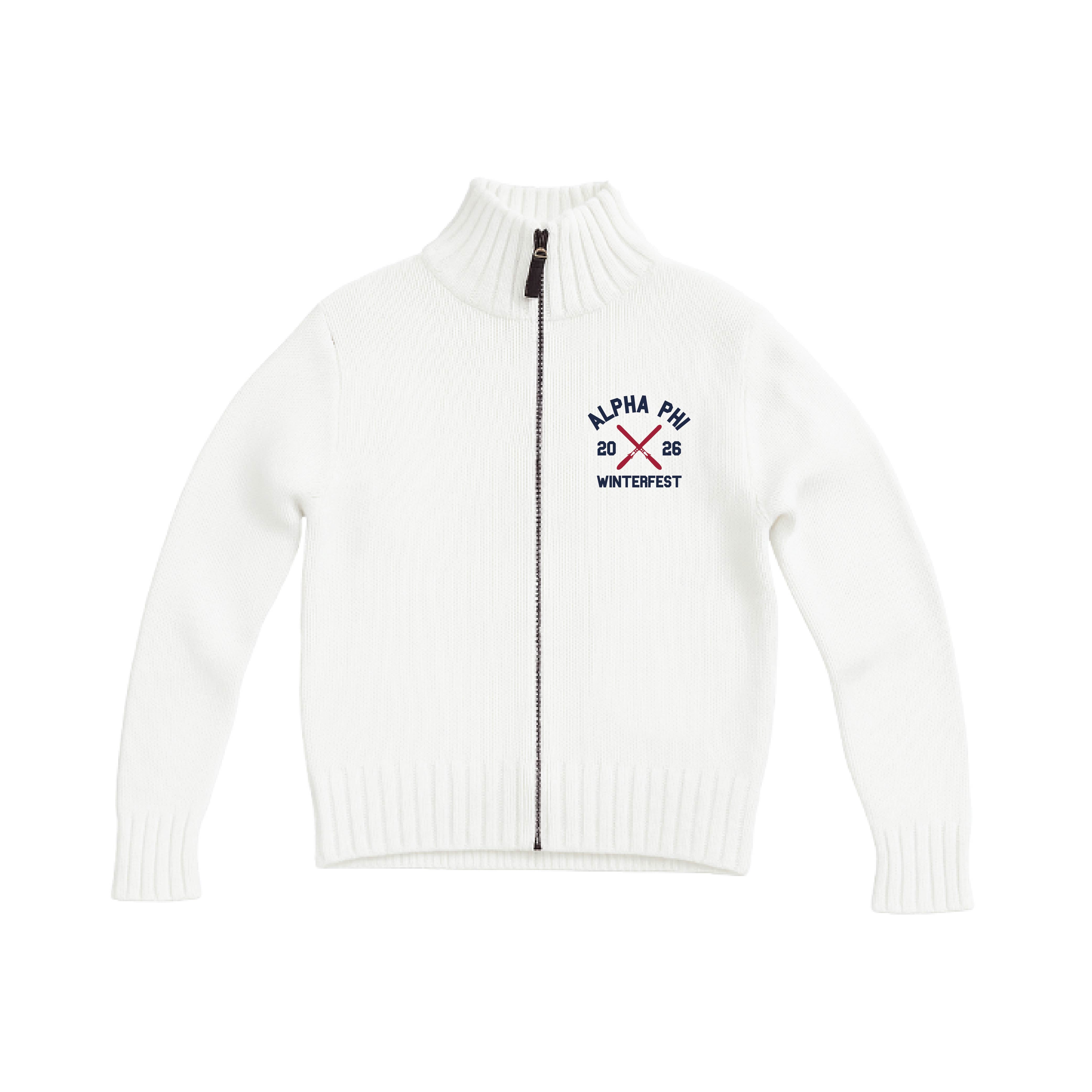 MICH APHI WINTERFEST KNIT EMBROIDERED ZIPUP – CAMPUS COLLECTIVE